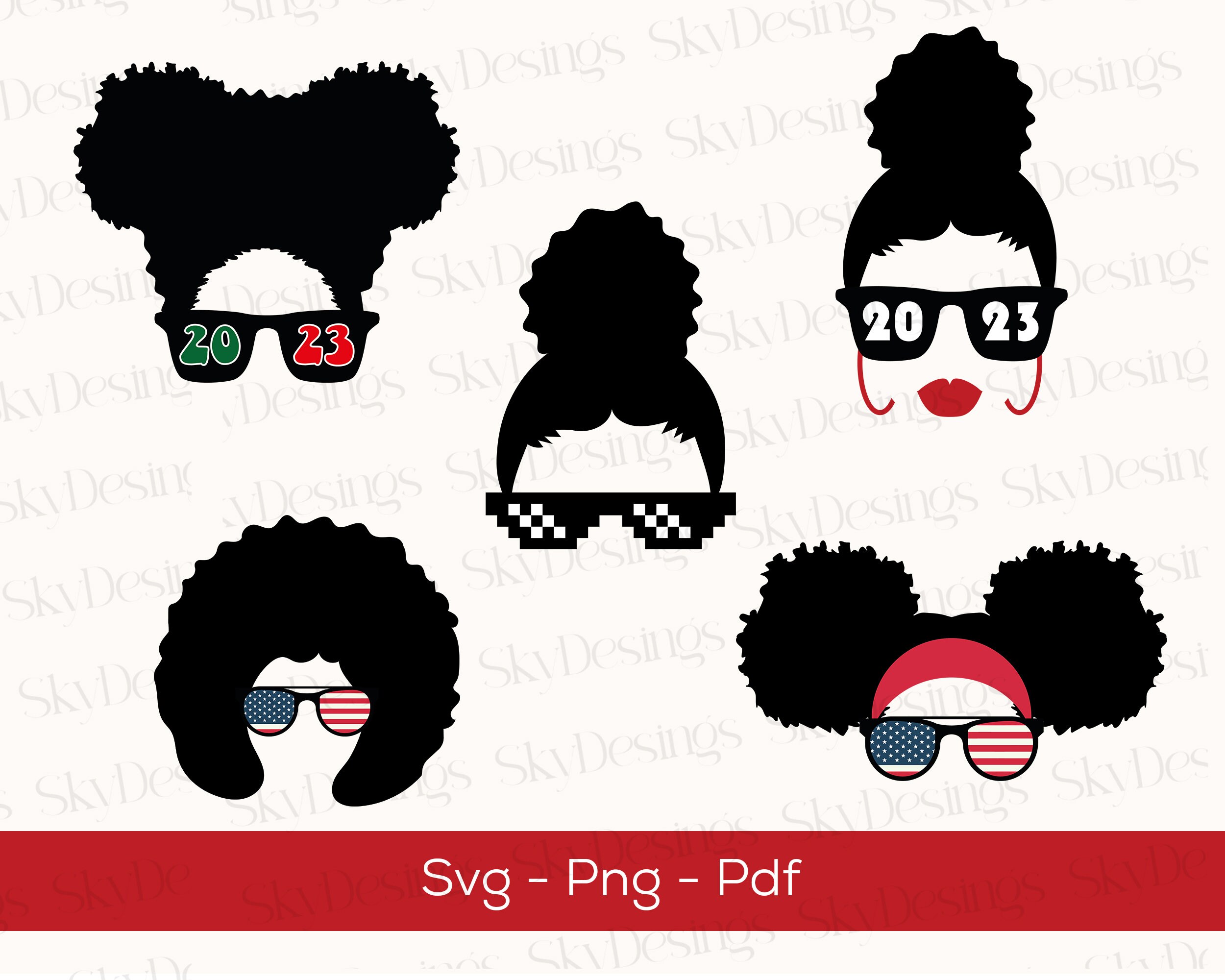 Afro Woman Svg Afro Girl Svg Afro Lady Svg Black Woman Svg Etsy