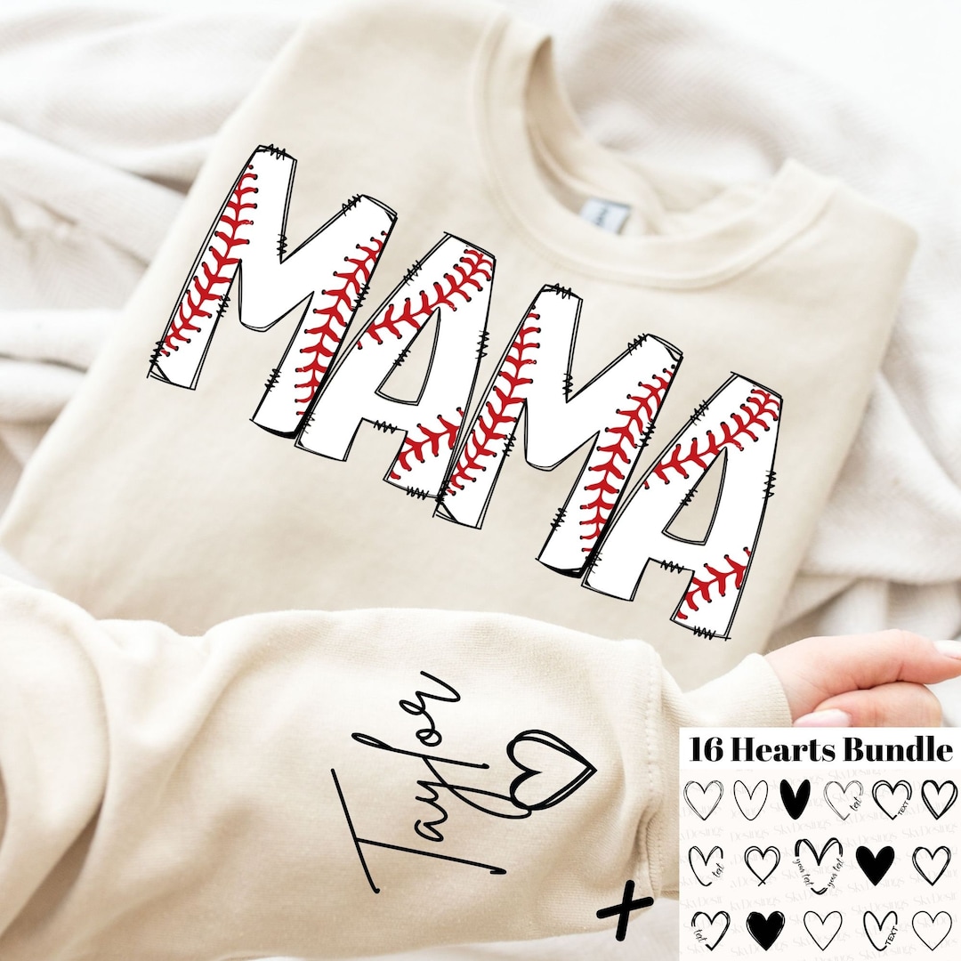 Baseball Mama PNG, Custom Baseball Mama PNG, Personalized Baseball Mama ...