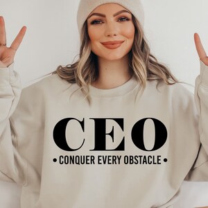 CEO SVG, Boss SVG, Conquer Every Obstacle Svg, Entreprenuer Svg, Hustle ...