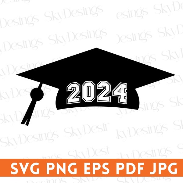 Graduation Cap Svg - Etsy