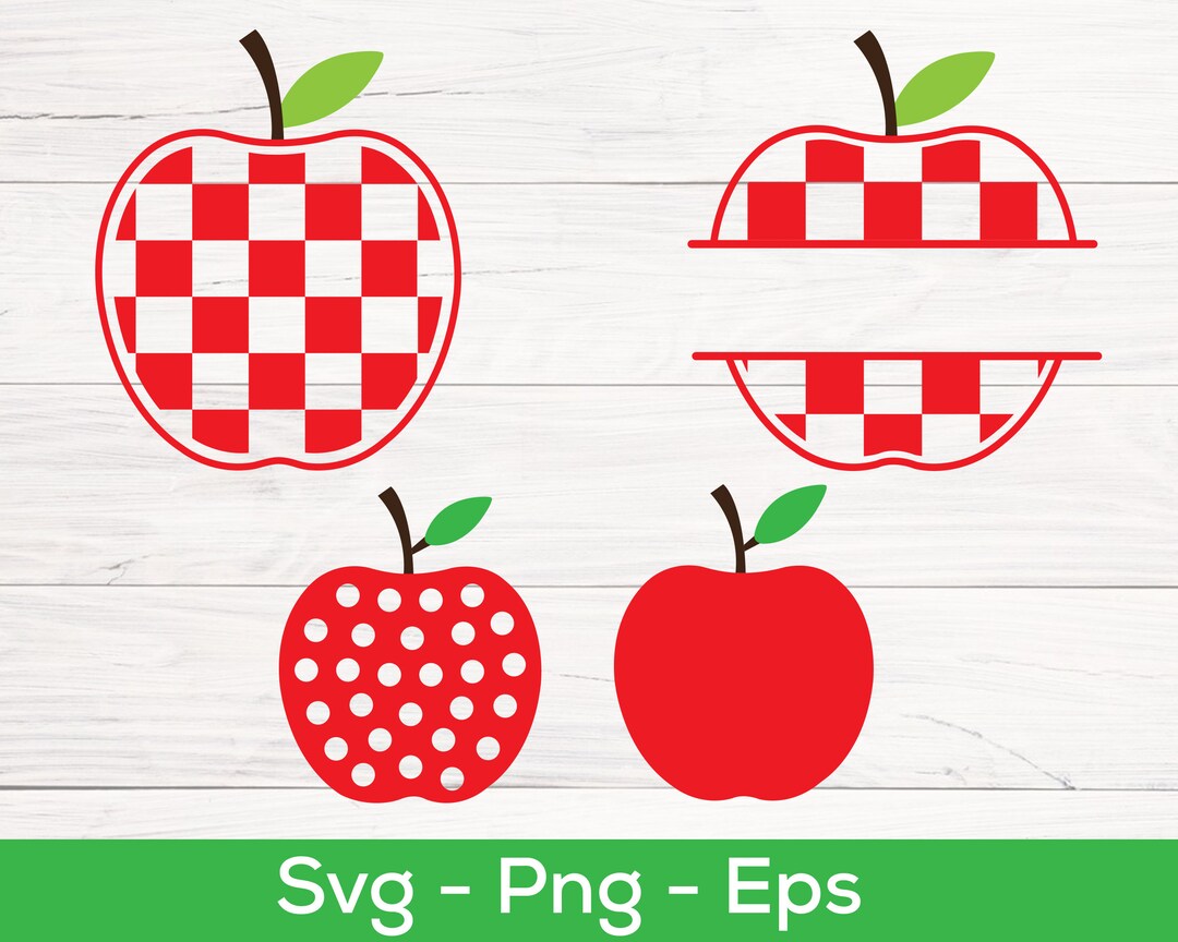 Apple Name Frame SVG, Teacher Svg, Checkered Apple Svg, Teacher Shirt ...