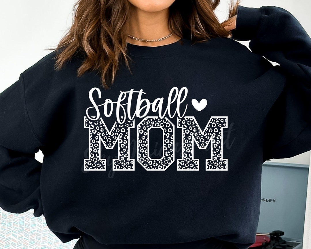 Leopard Softball Mom SVG: Sports Mama Design (digital Download) - Etsy
