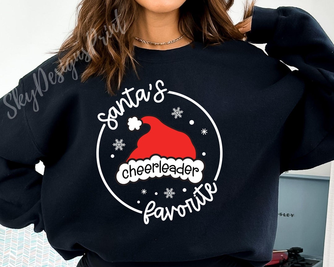Santa's Favorite Cheerleader SVG, Christmas Cheerleader Svg ...