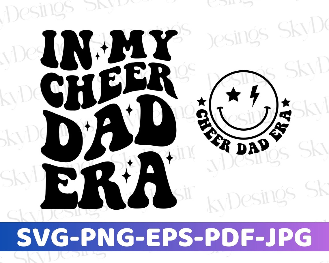 In My Cheer Dad Era SVG, Cheer Dad SVG, Cheer Dad Era SVG, Cheerleading ...