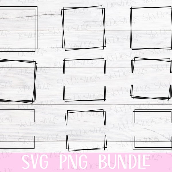 Monogram Frame Svg - Etsy