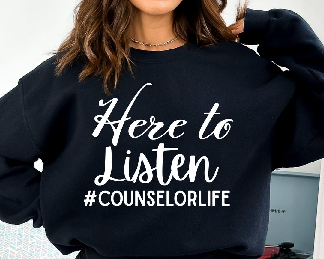 Here to Listen SVG PNG, Counselor Svg, School Counselor Svg, Counselor ...
