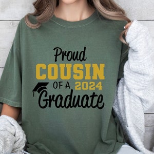 Proud Cousin of a 2024 Graduate SVG, 2024 Graduation Svg, Class of 2024 ...