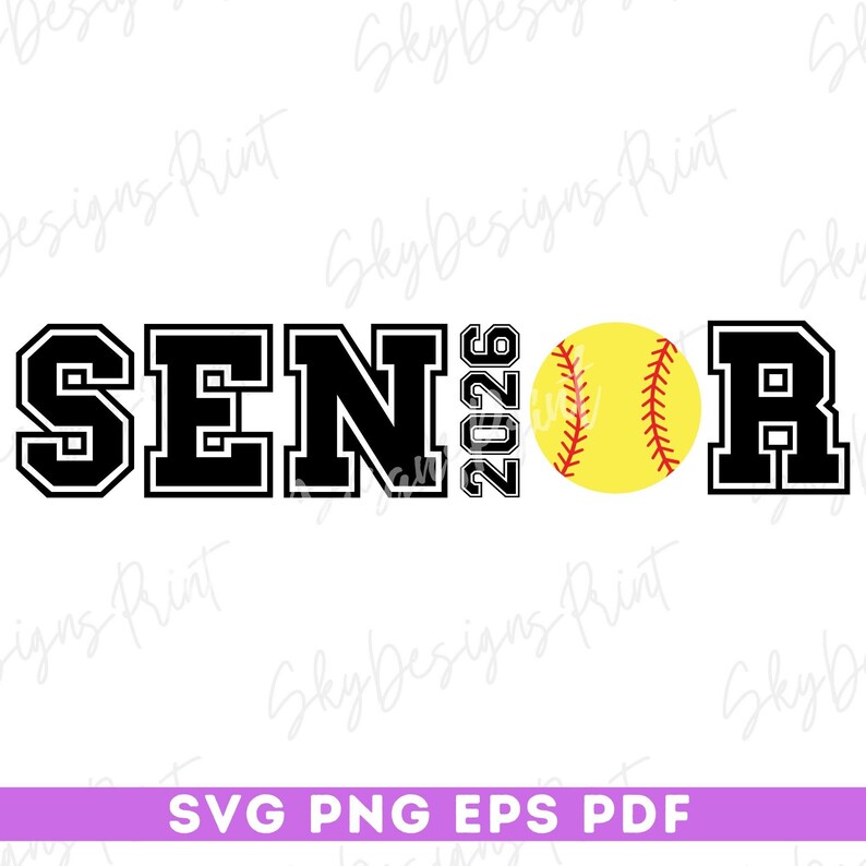 Softball Senior 2026 SVG, Graduate Shirt Design (digital Download) - Etsy