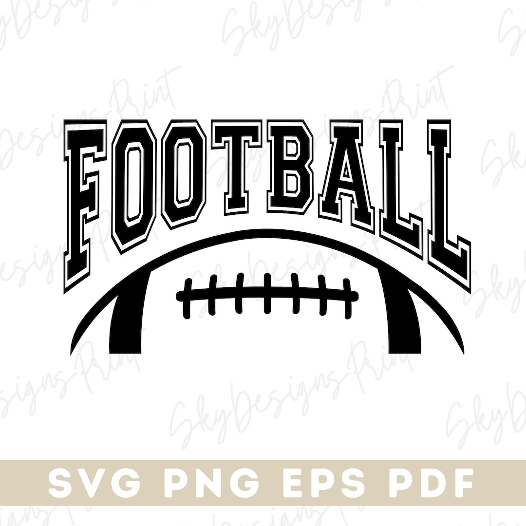 Football SVG, Personalized Football Svg, Half Football Svg, Football ...