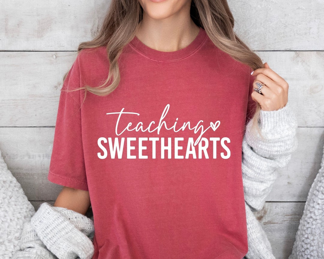 Teaching Sweethearts SVG, Teacher Valentine Svg, Valentines Shirt Svg ...