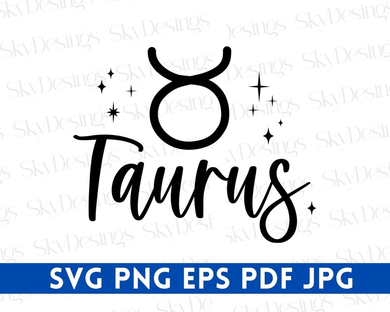 Taurus Zodiac Sign SVG, Astrology Symbol (digital Download) - Etsy