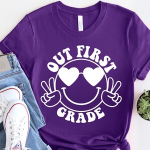 Peace Out First Grade SVG, First Grade End of School Svg, Last Day of ...