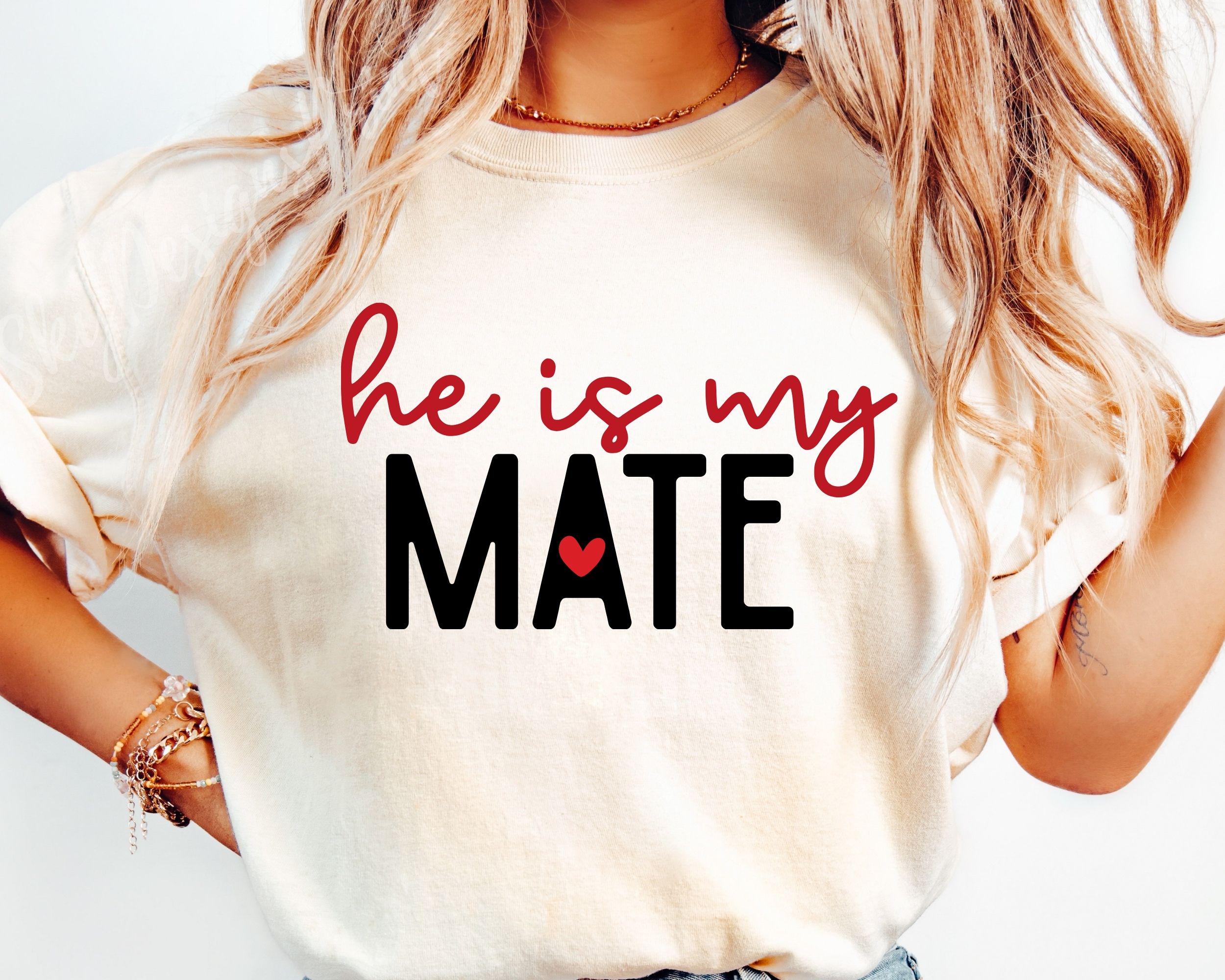She is My Soul SVG, He is My Mate SVG, Couple Valentine Svg, Valentine ...