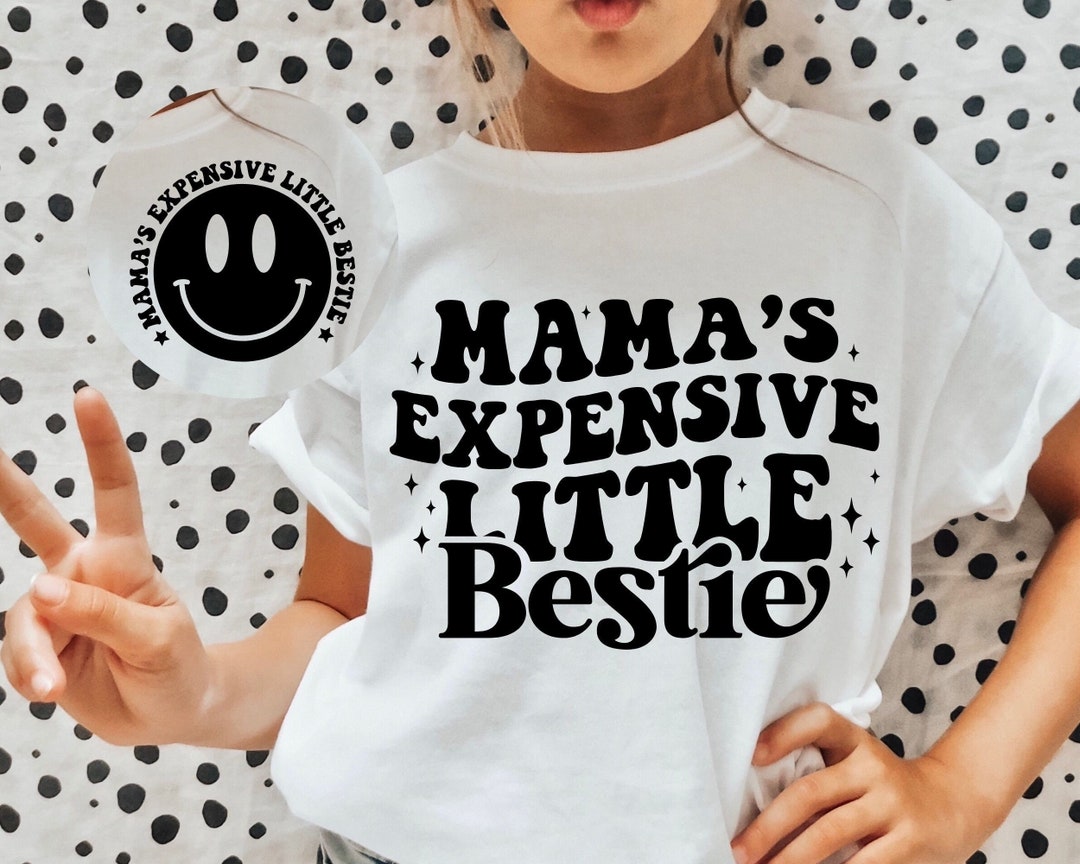 Mama's Expensive Little Bestie SVG PNG, Toddler Girl Svg, Little Bestie ...
