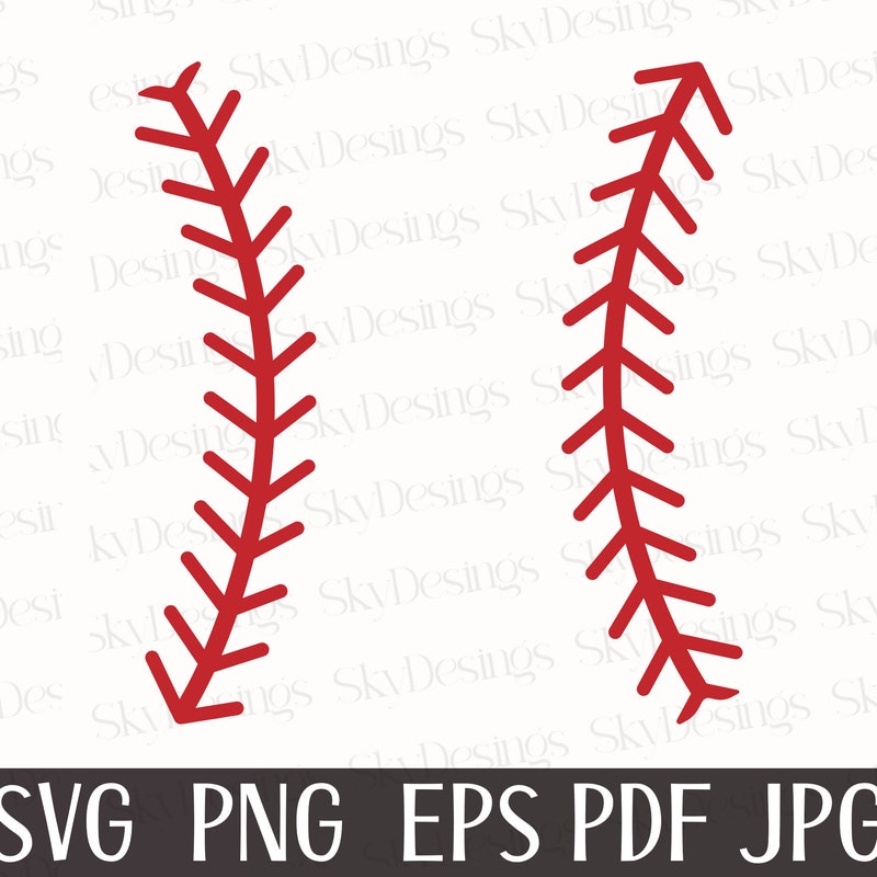 Baseball Stitching Svg - Etsy