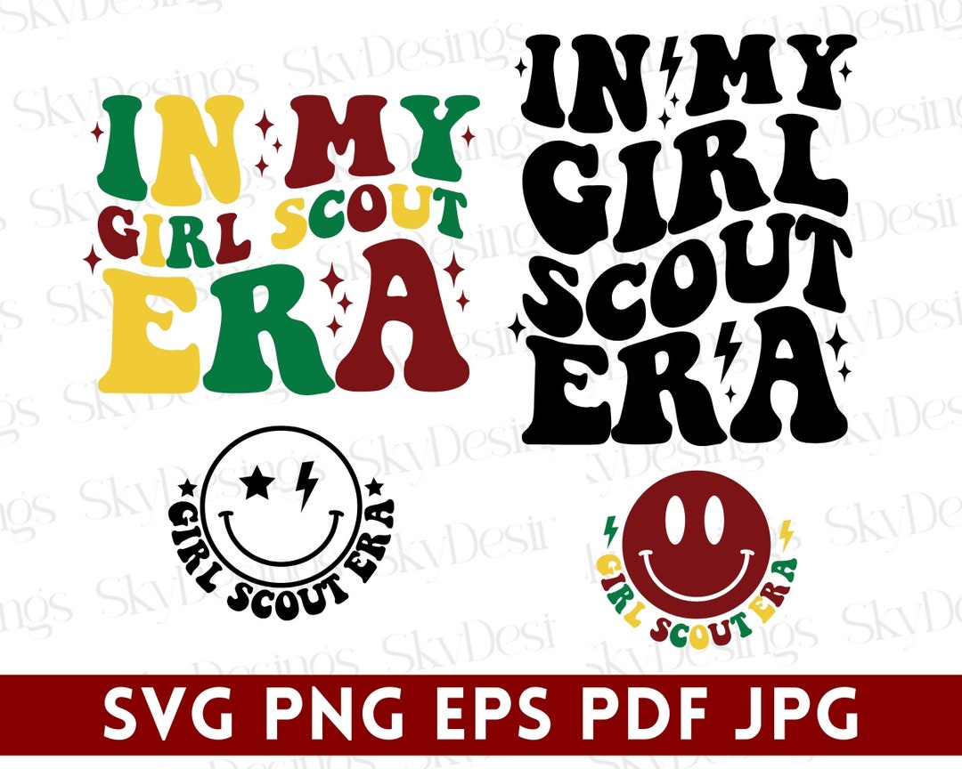 In My Girl Scout Era SVG PNG, Girl Scouts Svg, Scout Leader Svg, Girl ...