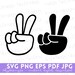 Peace Sign SVG, Peace Hand Svg, Peace Svg, Peace Finger Svg, Peace Sign ...