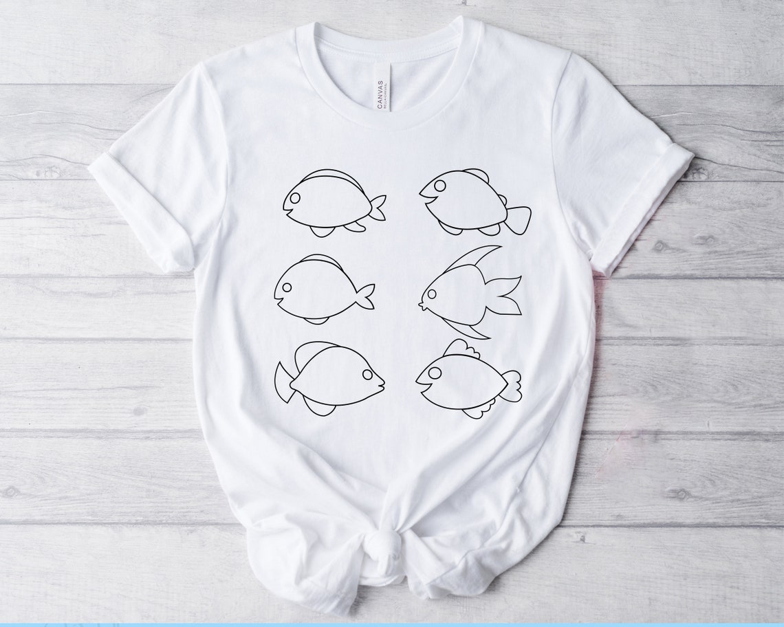 Fish SVG Fish Clipart Fishing Svg Fishes Svg Cute Fish - Etsy