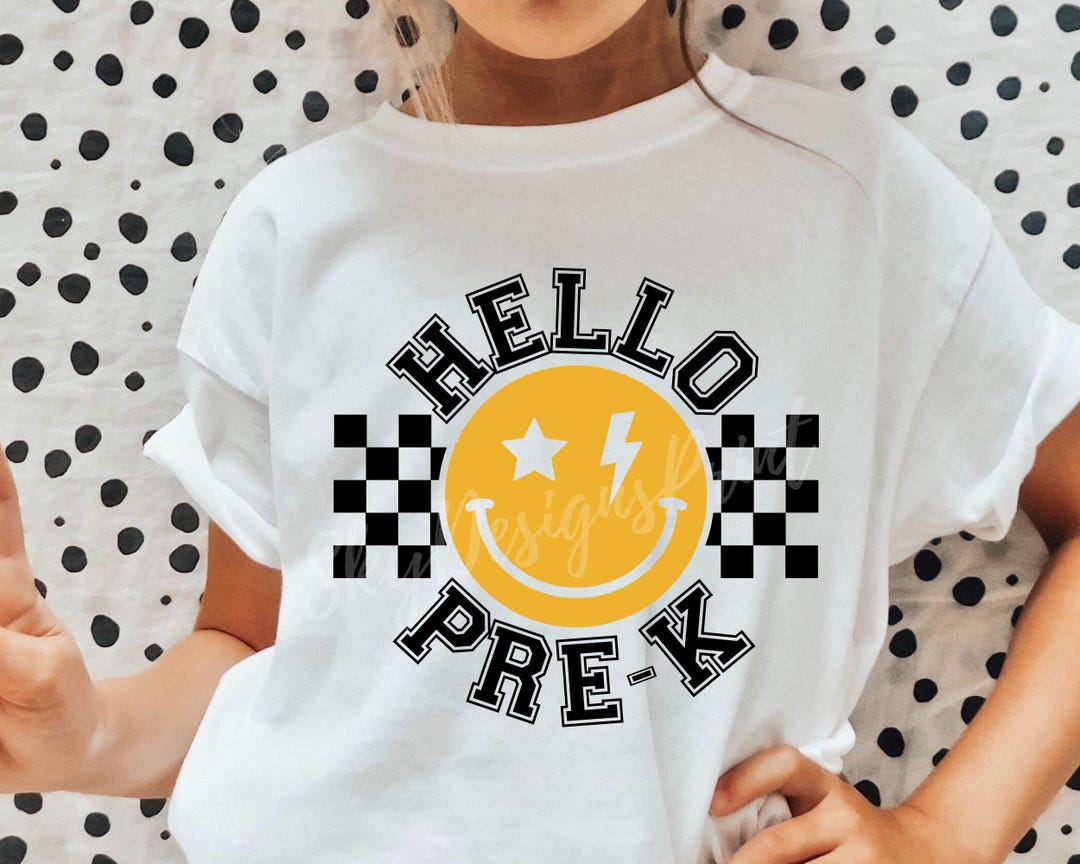 Hello Pre-k SVG, Back to School Svg, Pre-k Svg, Pre-k Teacher Svg, Prek ...