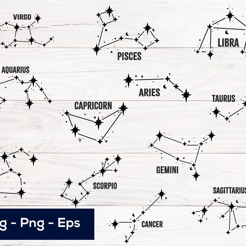 Constellation Svg - Etsy