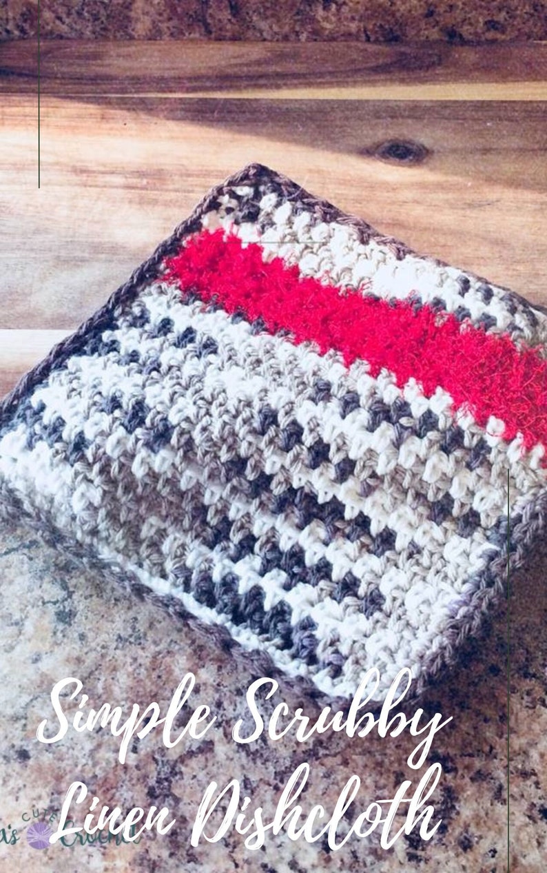 PDF Pattern Only - Scrubby Linen Dishcloth - Etsy