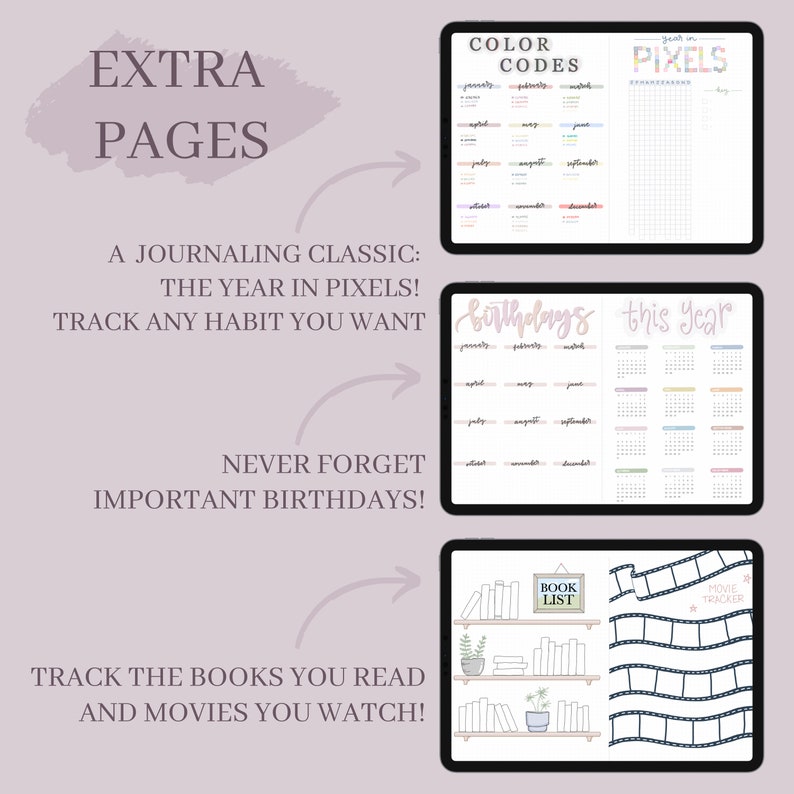 2023 Bullet Journal Digital Planner Goodnotes Compatible - Etsy 2023 Bullet Journal Digital Planner Goodnotes Compatible - Etsy
