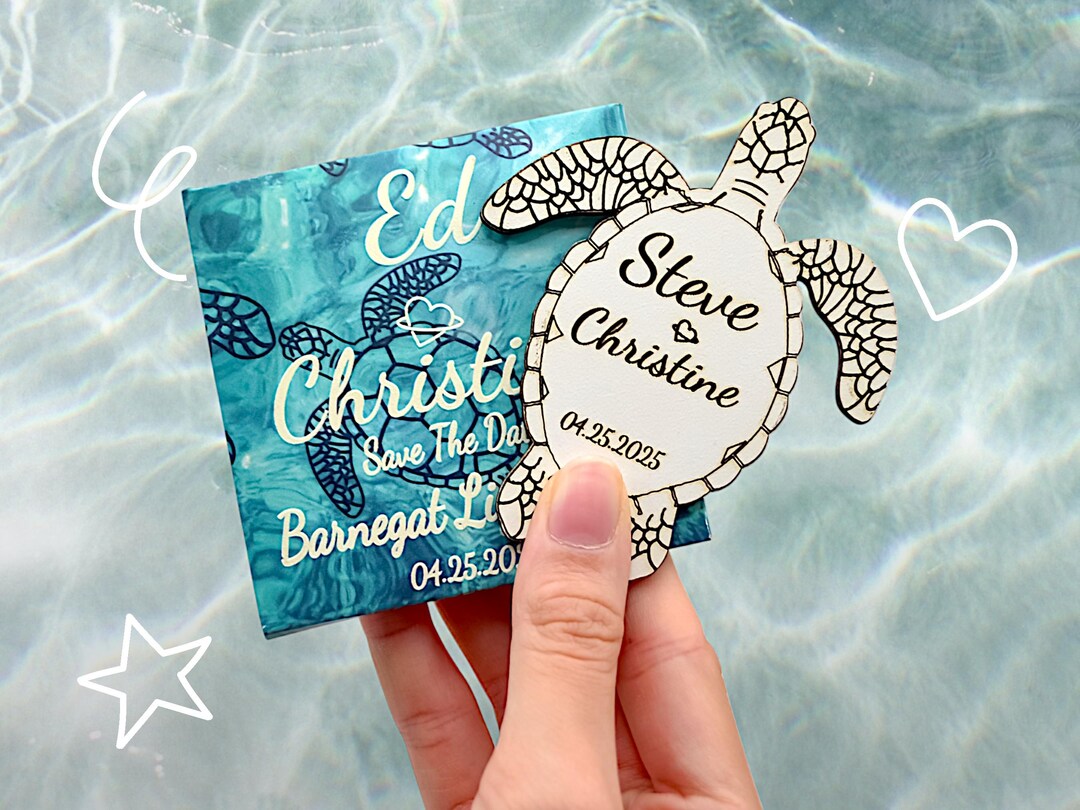 Sea, Beach Concept Wedding, Caretta Turtle Favor, Wooden Sea Turtle ...