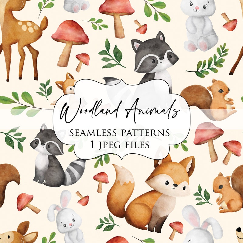 Woodland Patterns - Etsy