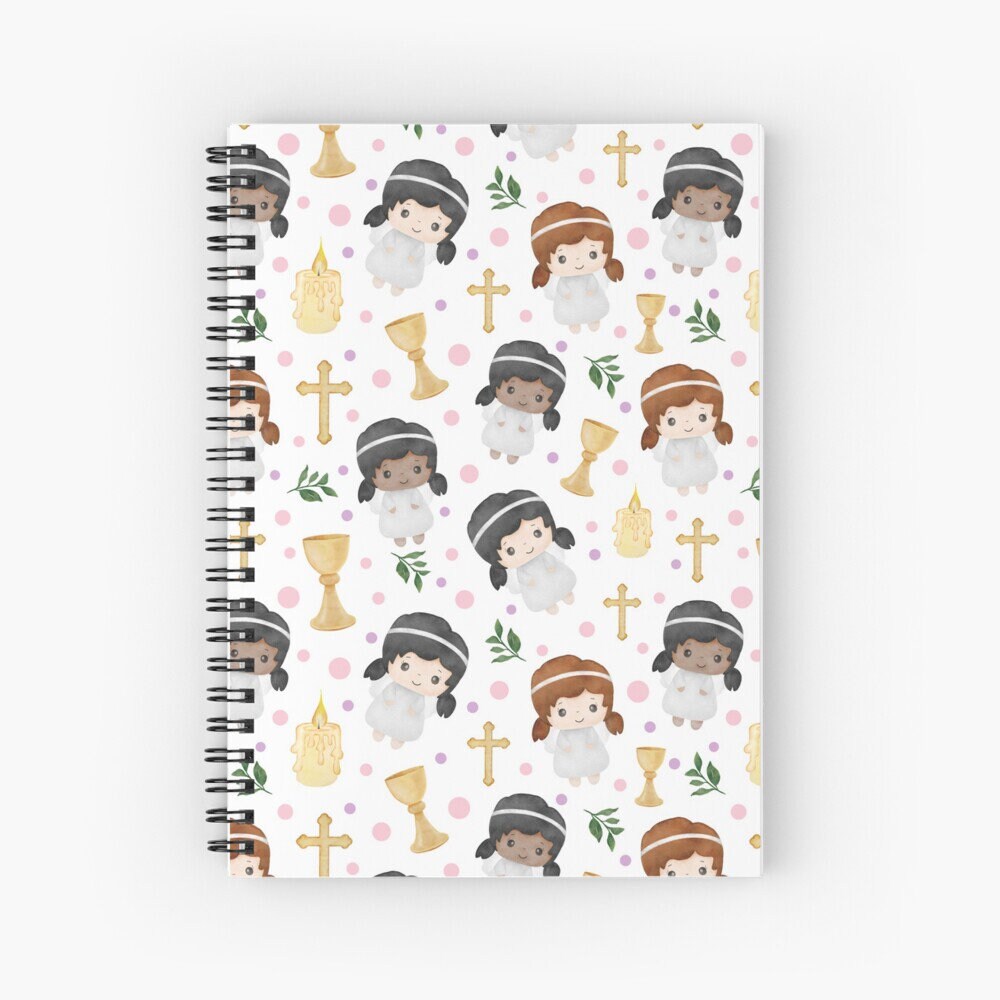Holy Communion Seamless Pattern - Cute Baby Angel Pattern - Religious ...