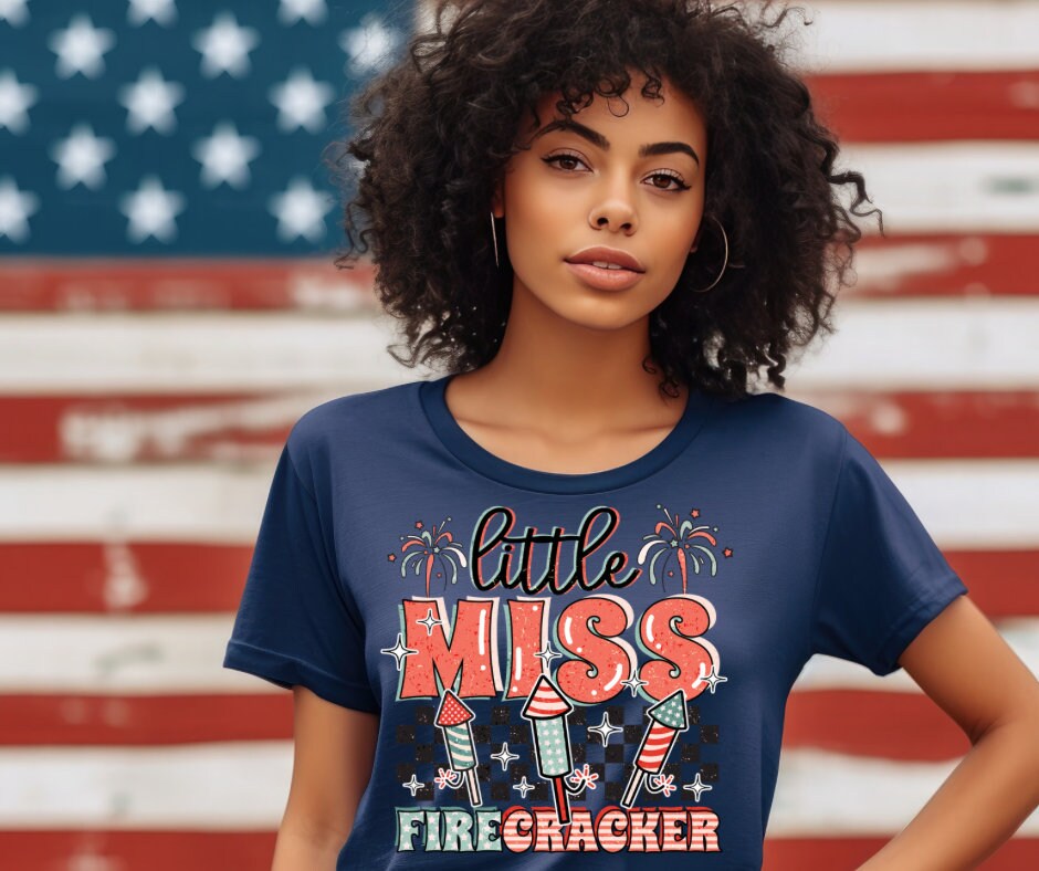 Little miss fire cracker dtf, fire cracker dtf, Ready to press dtf ...