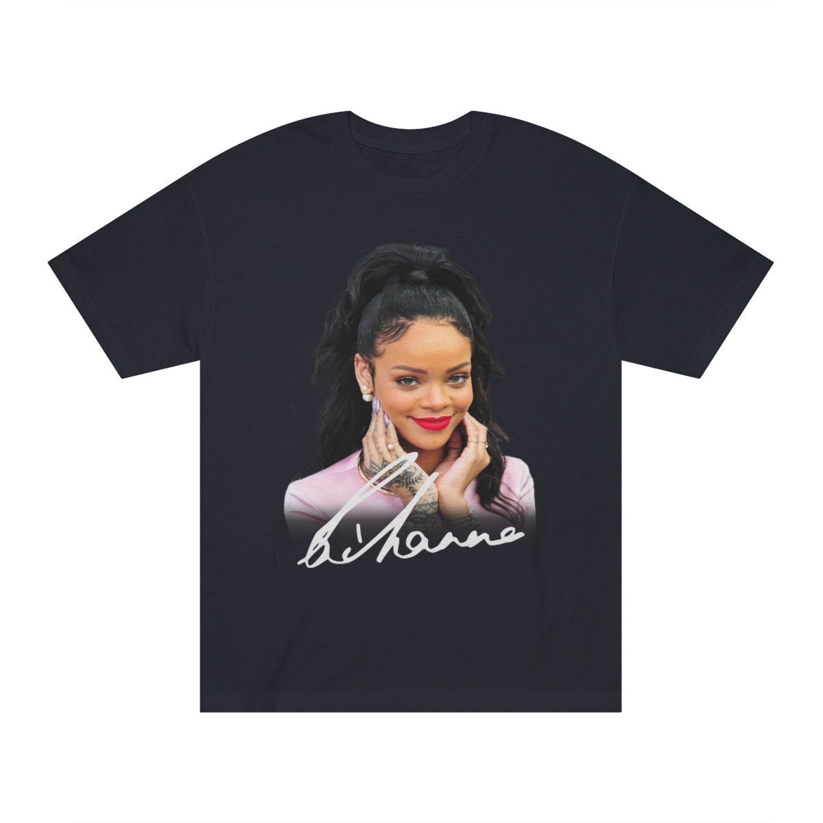 Rihanna Signature T-shirt, Music Artist Tee sold by Ghulam Hussain ...