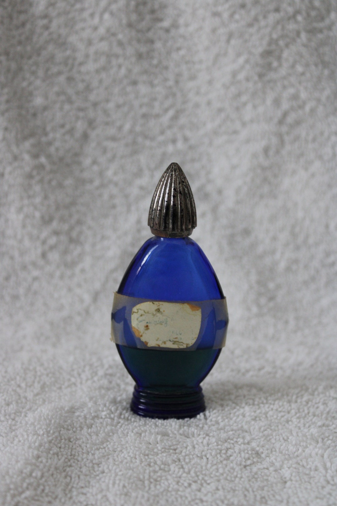Vintage 1940s Bourjois Evening in Paris Cobalt Blue Glass Perfume ...