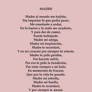 Mama, Mother, Mom, Poem, Poetry, Spanish Poem, Spanish, Poem, Poetry ...