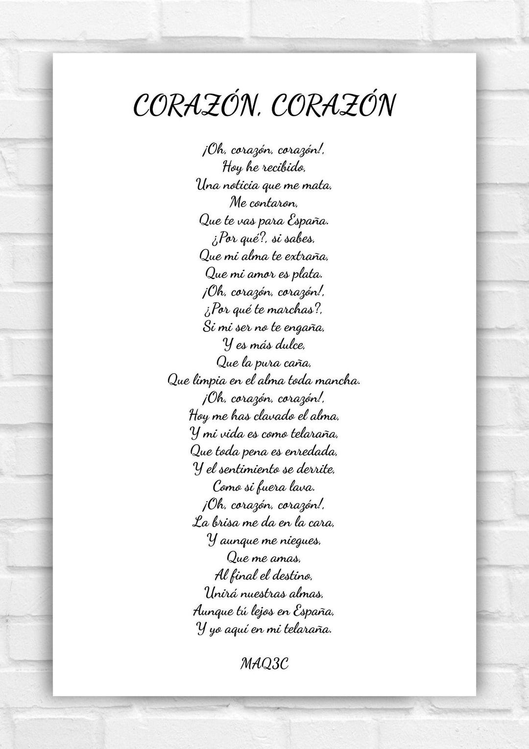 Heart, Love, Feelings, Poem, Poetry, Poem in Spanish, Poetry, Scripture ...