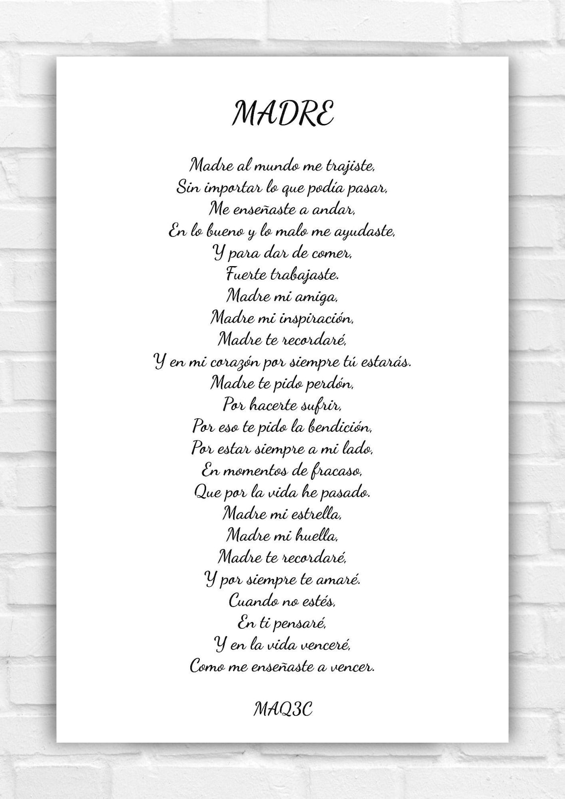 Mamá, Mother, Mom, Poem, Poetry, Spanish Poem, Spanish, Poema, Poesía ...