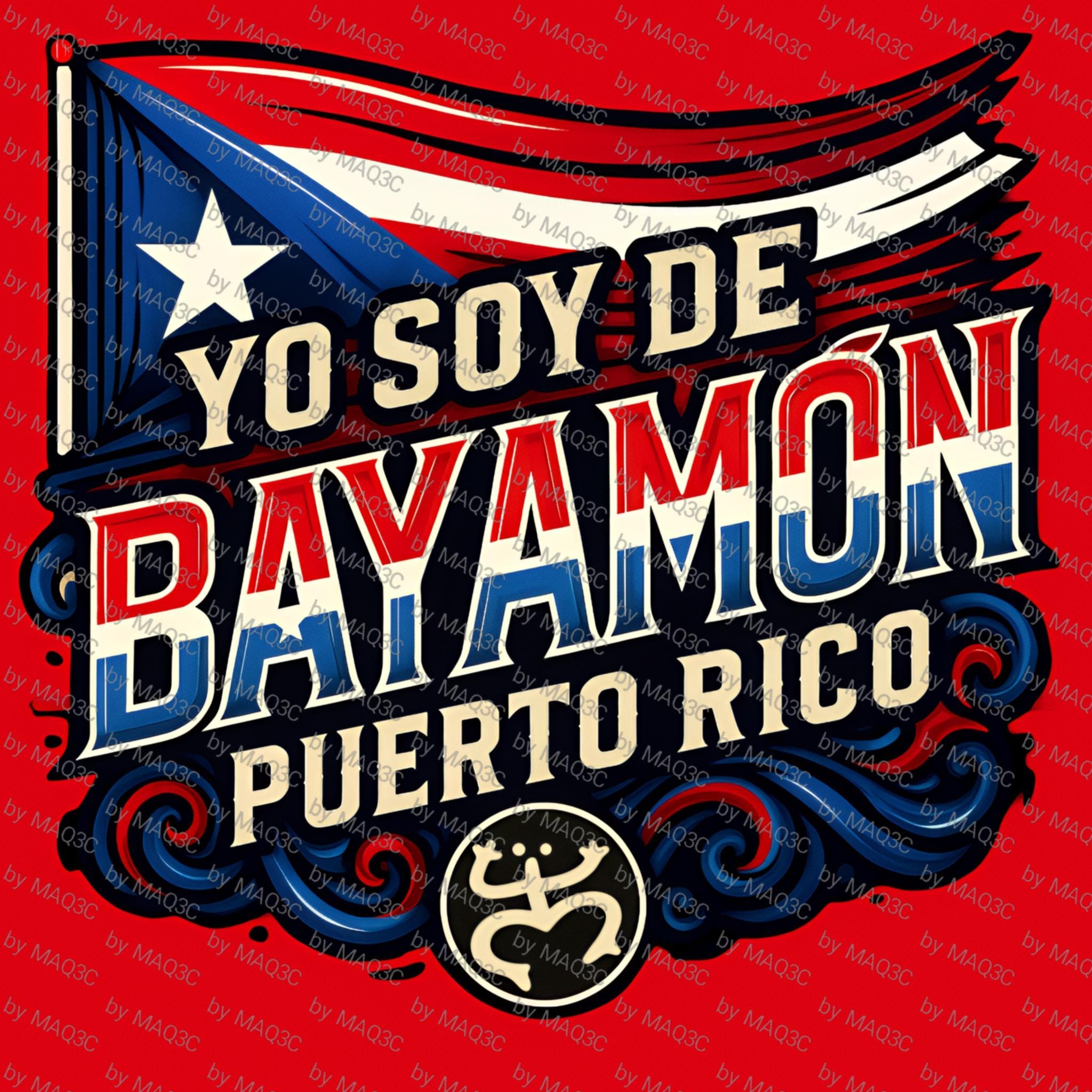 Pride I Am From Bayamón - Pride Boricua - Flag - Town of Bayamón ...