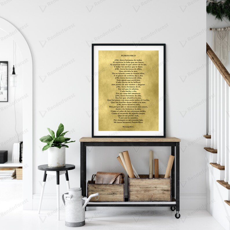 Puerto Rico, Mother Land, Poem, Poetry, Spanish Poem, Spanish, Poema ...