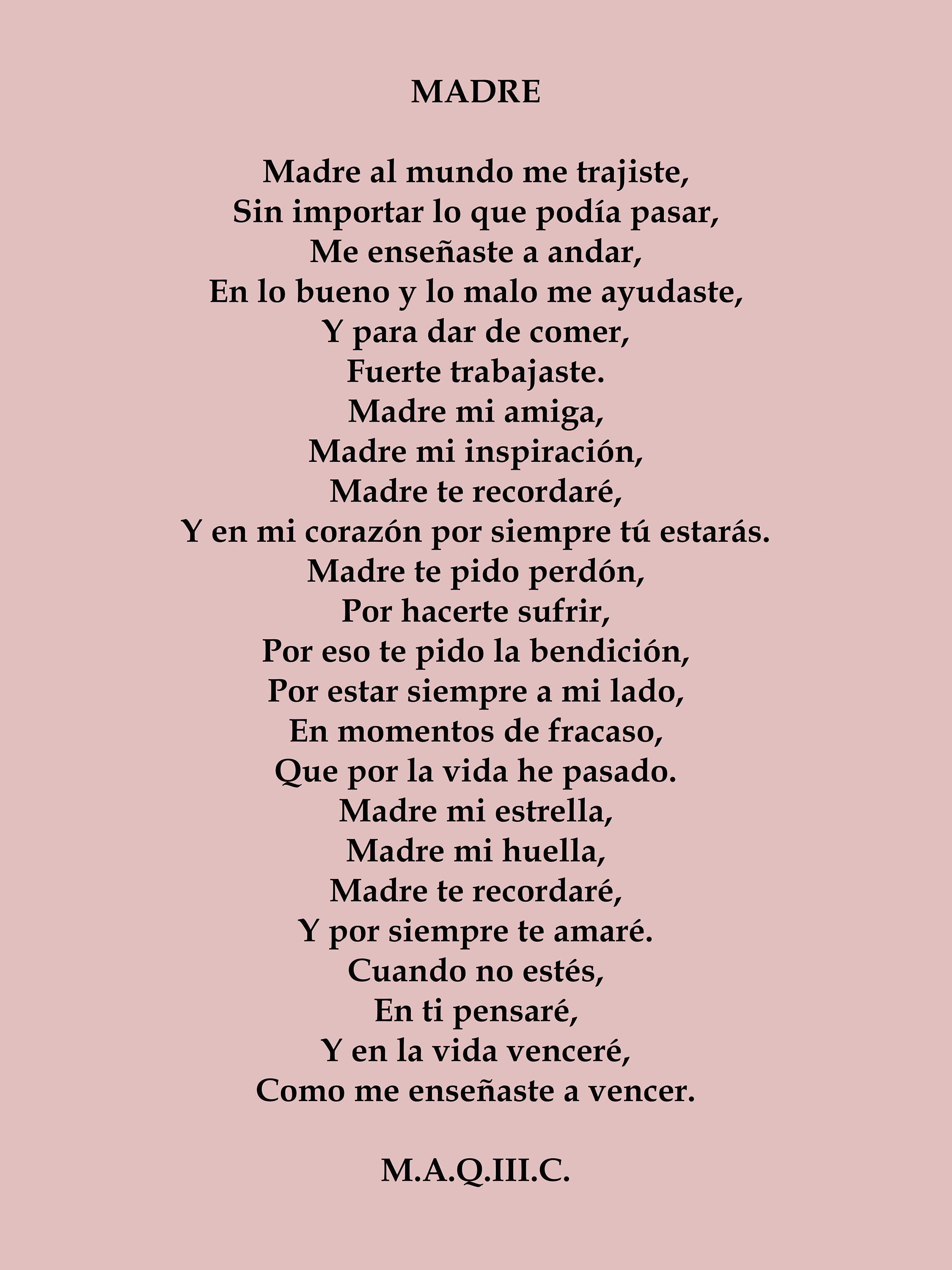 Mama, Mother, Mom, Poem, Poetry, Spanish Poem, Spanish, Poem, Poetry ...