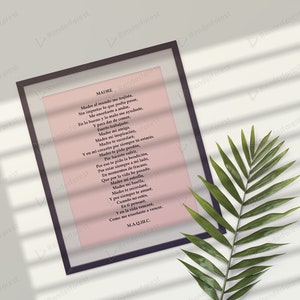 Mama, Mother, Mom, Poem, Poetry, Spanish Poem, Spanish, Poem, Poetry ...