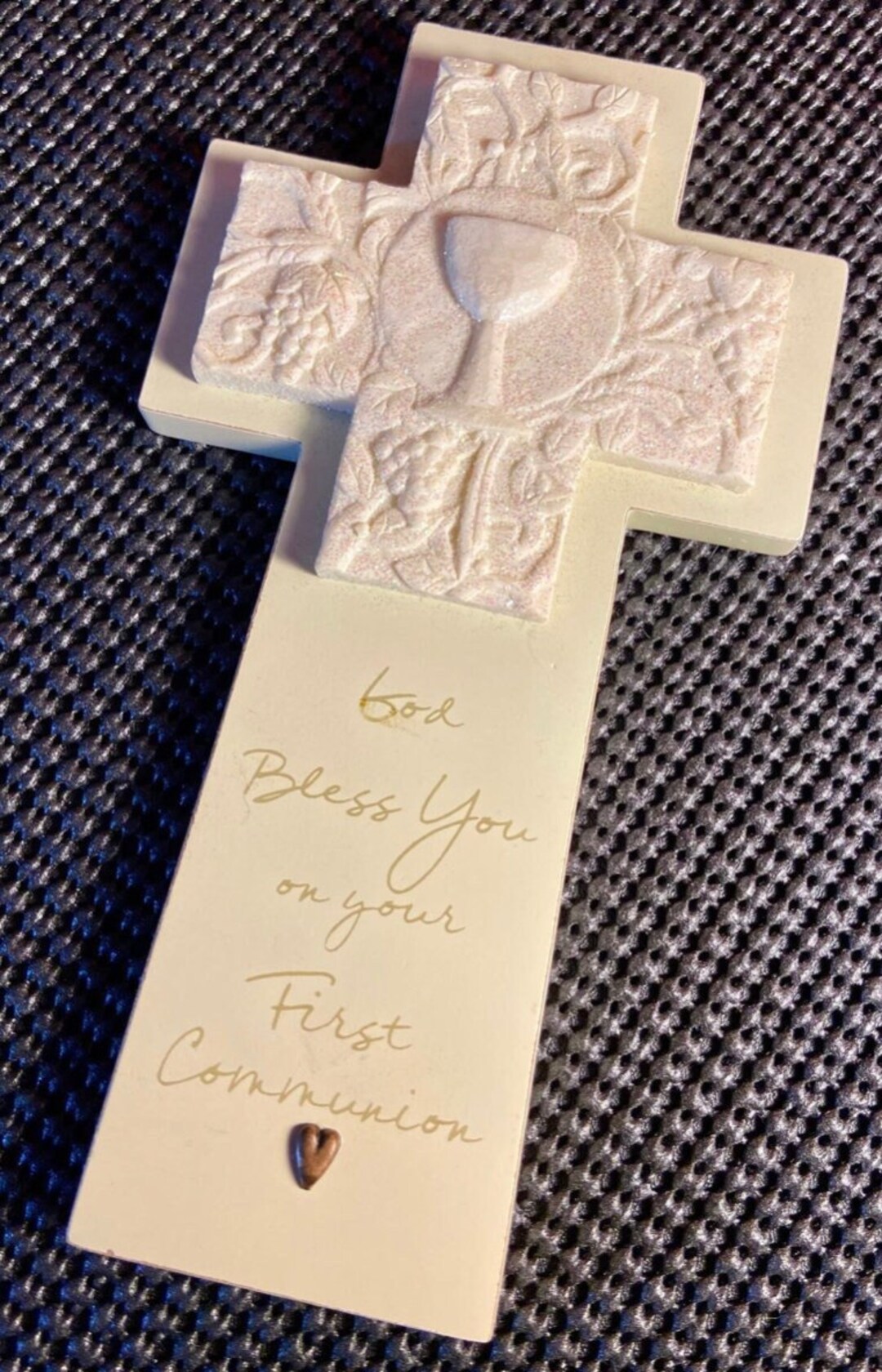 God Bless You First Communion Baby Cross Enesco - Etsy