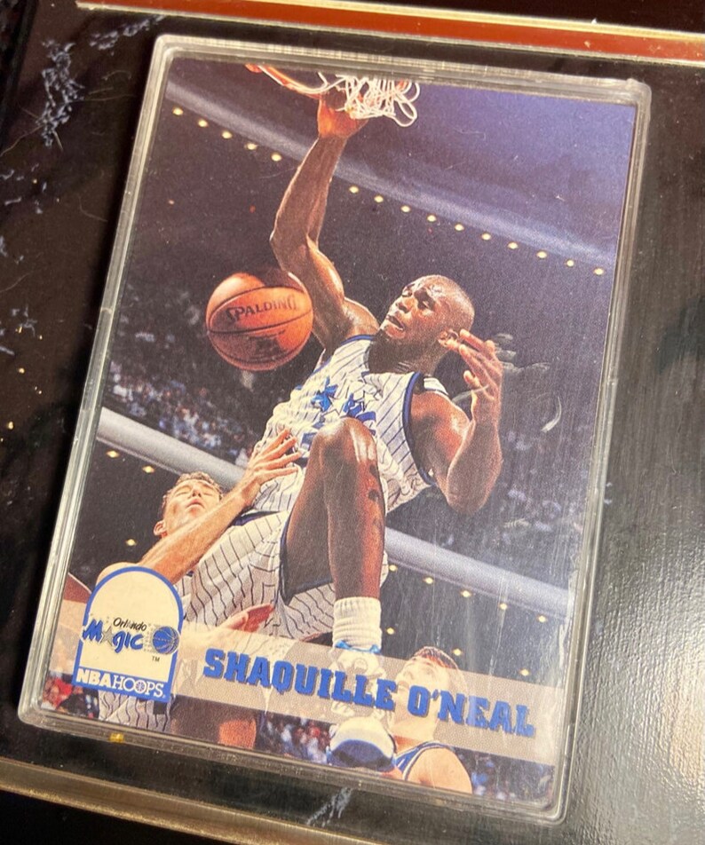 Shaquille Oneal Basketball Card Wooden Wall Hang - Etsy