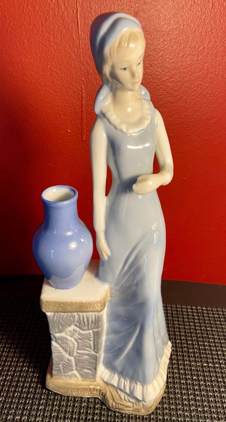 Reliance Taiwan Porcelain Figurine Lady Tall - Etsy