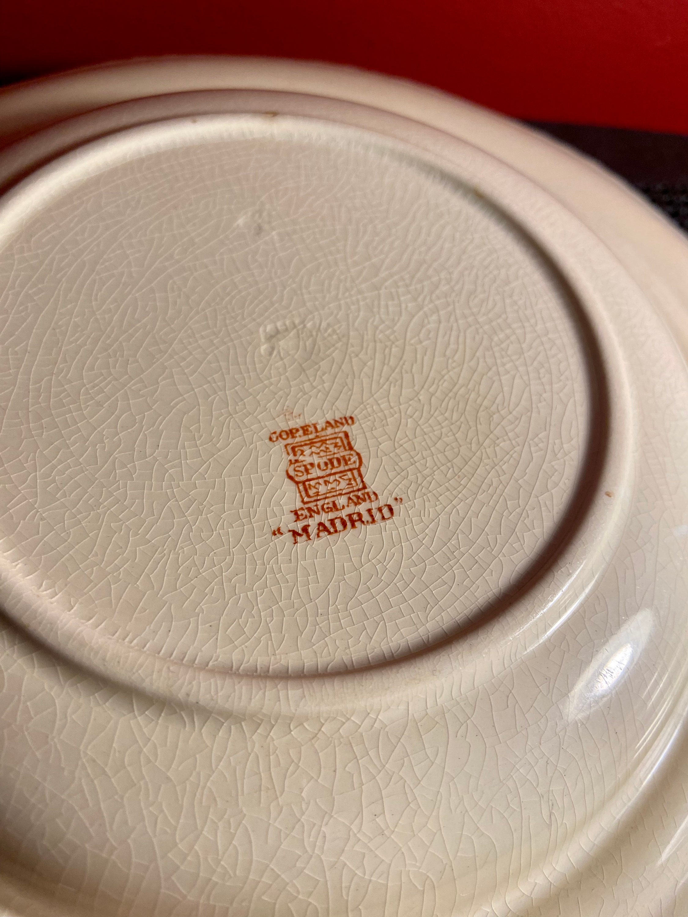 Copeland Spode England Madrid Set Ceramic Antique Salad Dish 9.5” Early ...