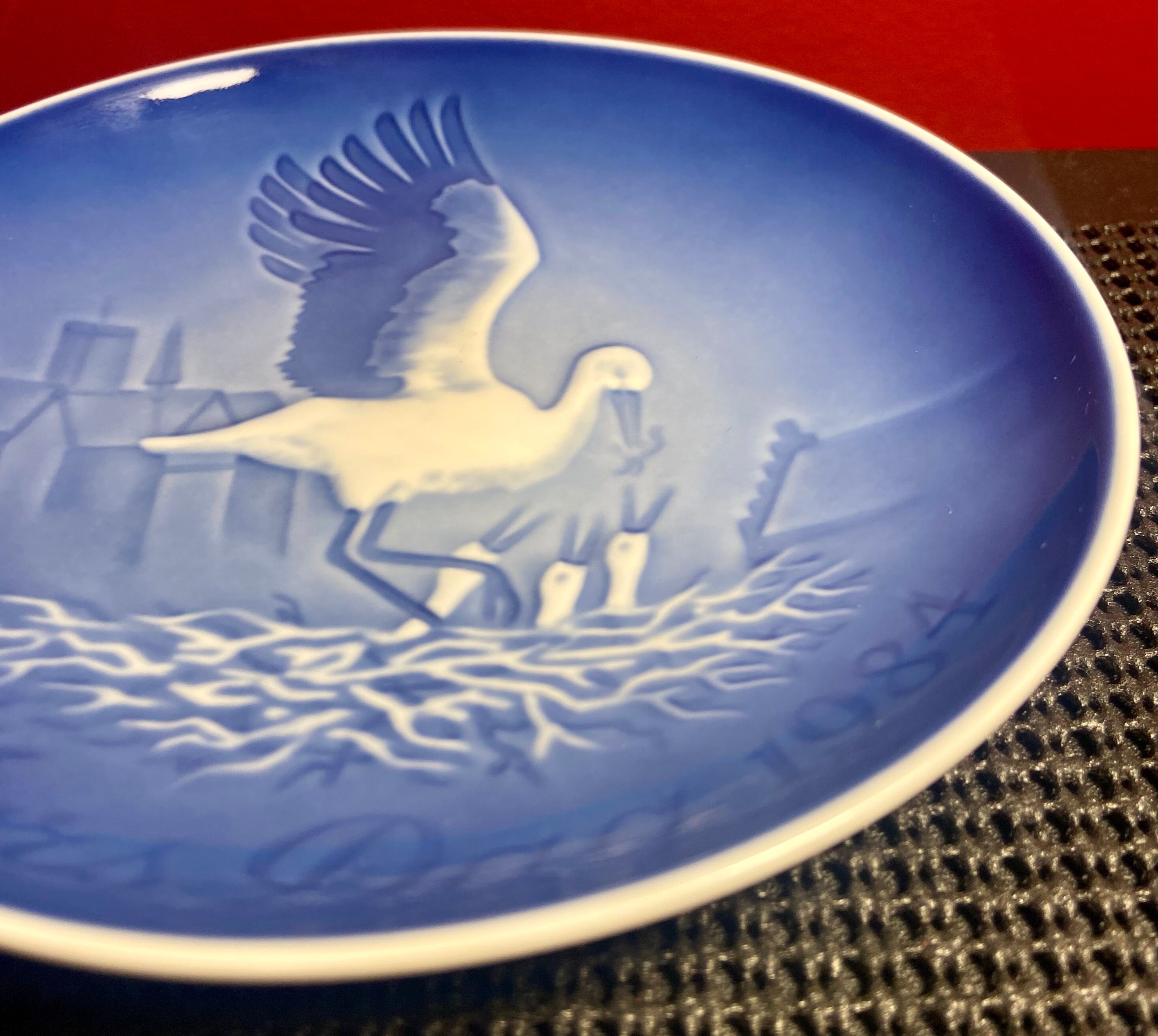 Copenhagen Porcelain Plate Mors Dag 1984 Denmark Bird 6” - Etsy