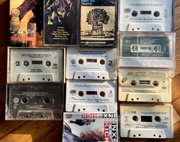 Vintage Cassette Tapes Music Lot Rock Blues Rare - Etsy