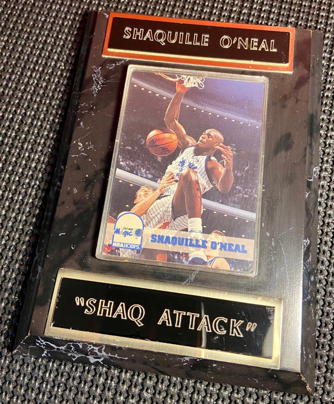 Shaquille O’neal Basketball Card Wooden Wall Hang - Etsy