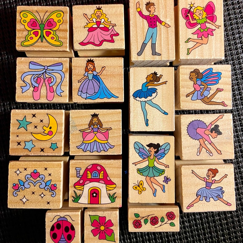 Fairy Rubber Stamp - Etsy