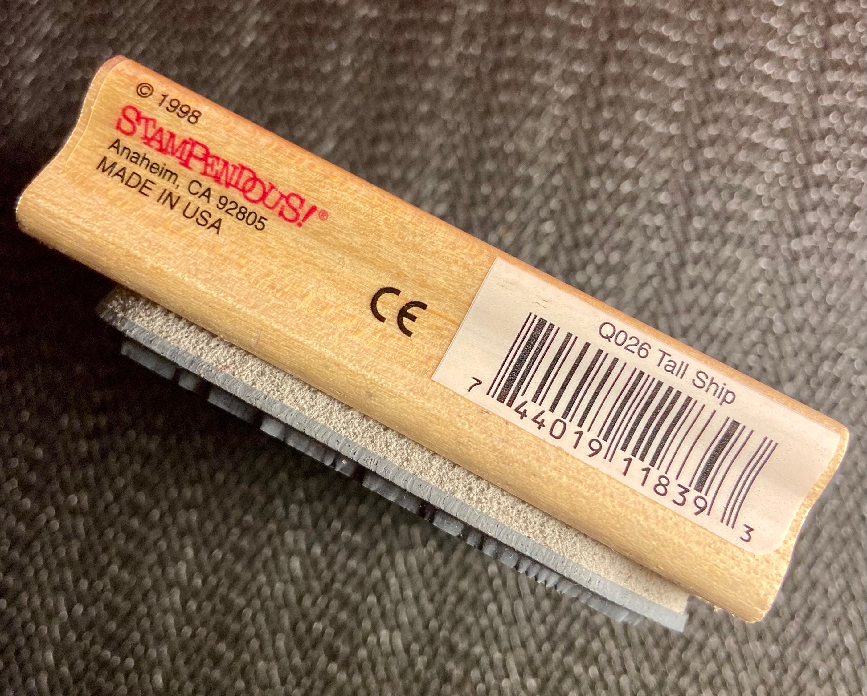 Pirate Ship 1998 Rubber Stamp Wooden Base 3 Vintage - Etsy