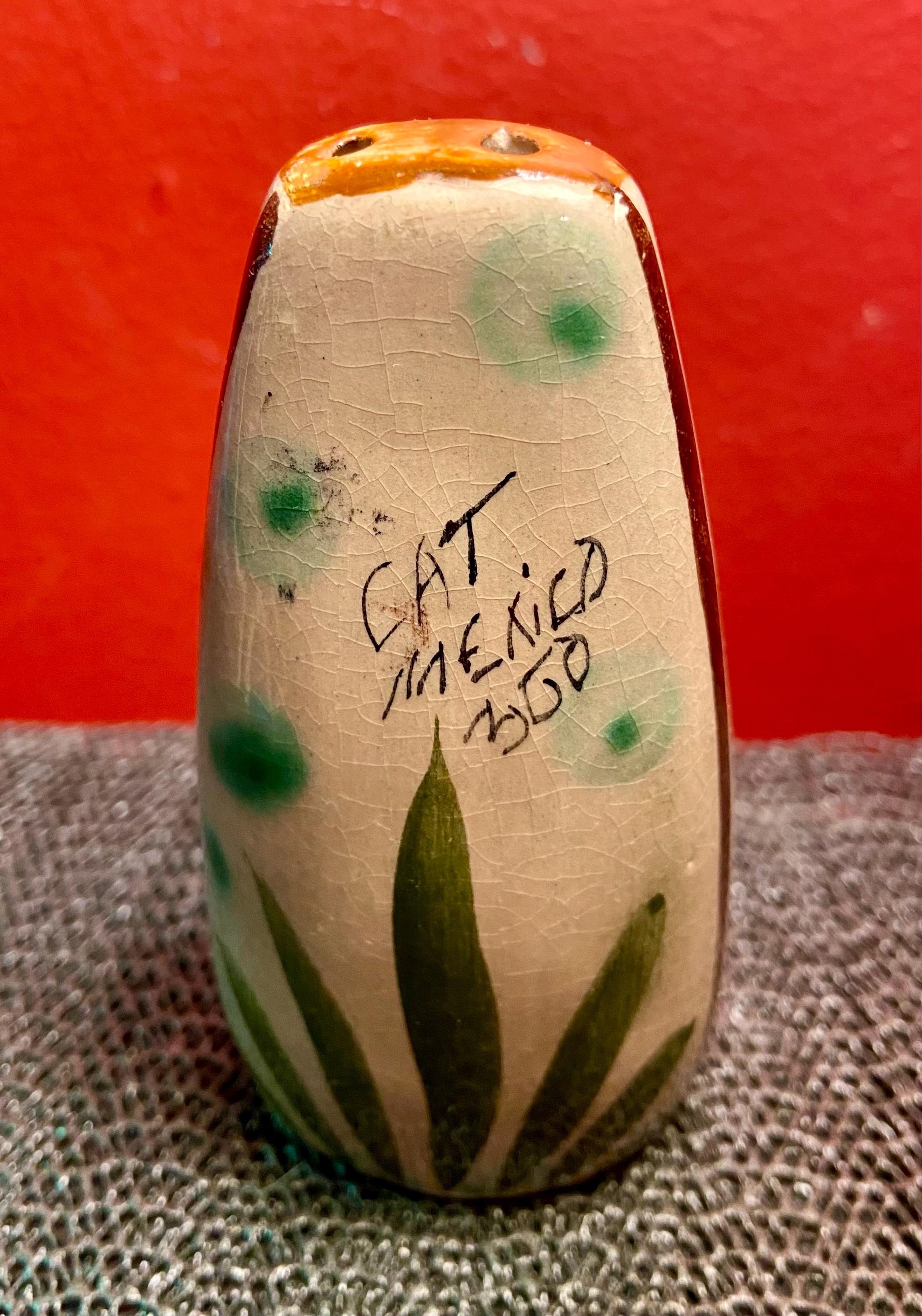 4” Handmade Floral Mexico Salt Shaker Vintage Rare - Etsy