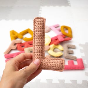 Letter L Crochet Pattern, Stuffed Amigurumi Capital Letters, Crochet ...